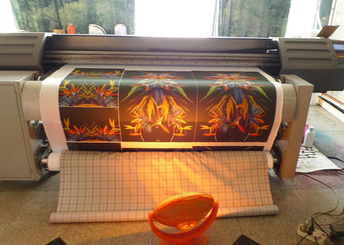 High Resolution Digital Textile Inkjet Printer , Micro Piezo-eletric ...