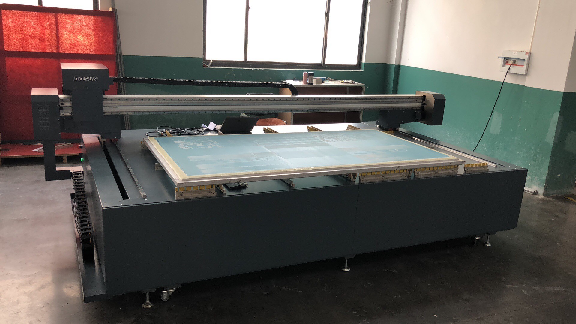 UV Digital Flatbed Laser Engraver , Screen Flat Engraving Equipment